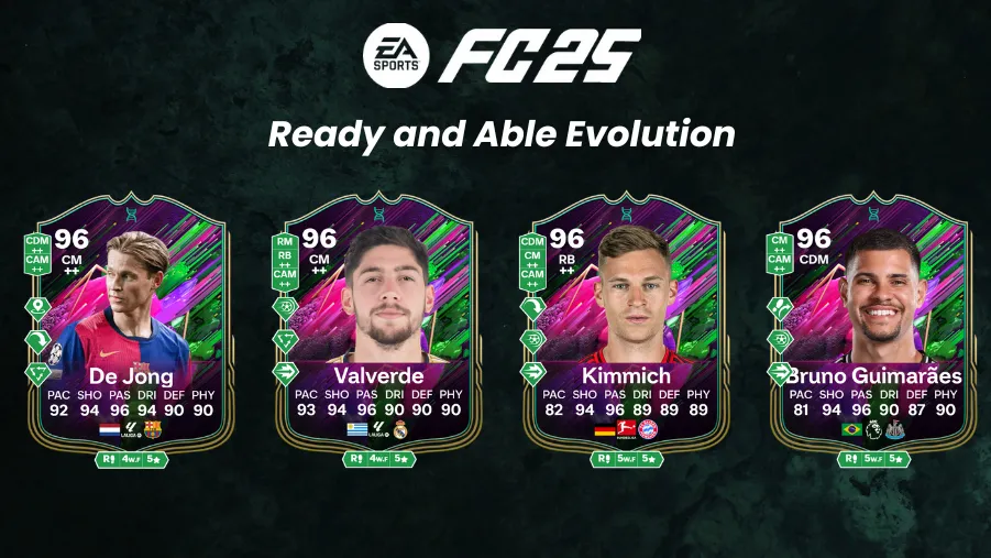 FC 25 Ready and Able Evolution: Best Players, All Upgrades & More